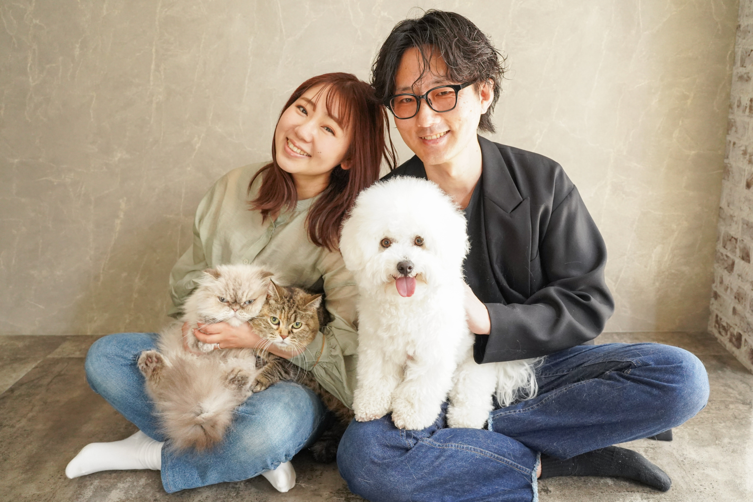 頭数/人数制限なし：50～100枚￥55,000｜STUDIO SIO-品川区のペットと家族の写真館 | ペットと家族の写真館 STUDIO SIO